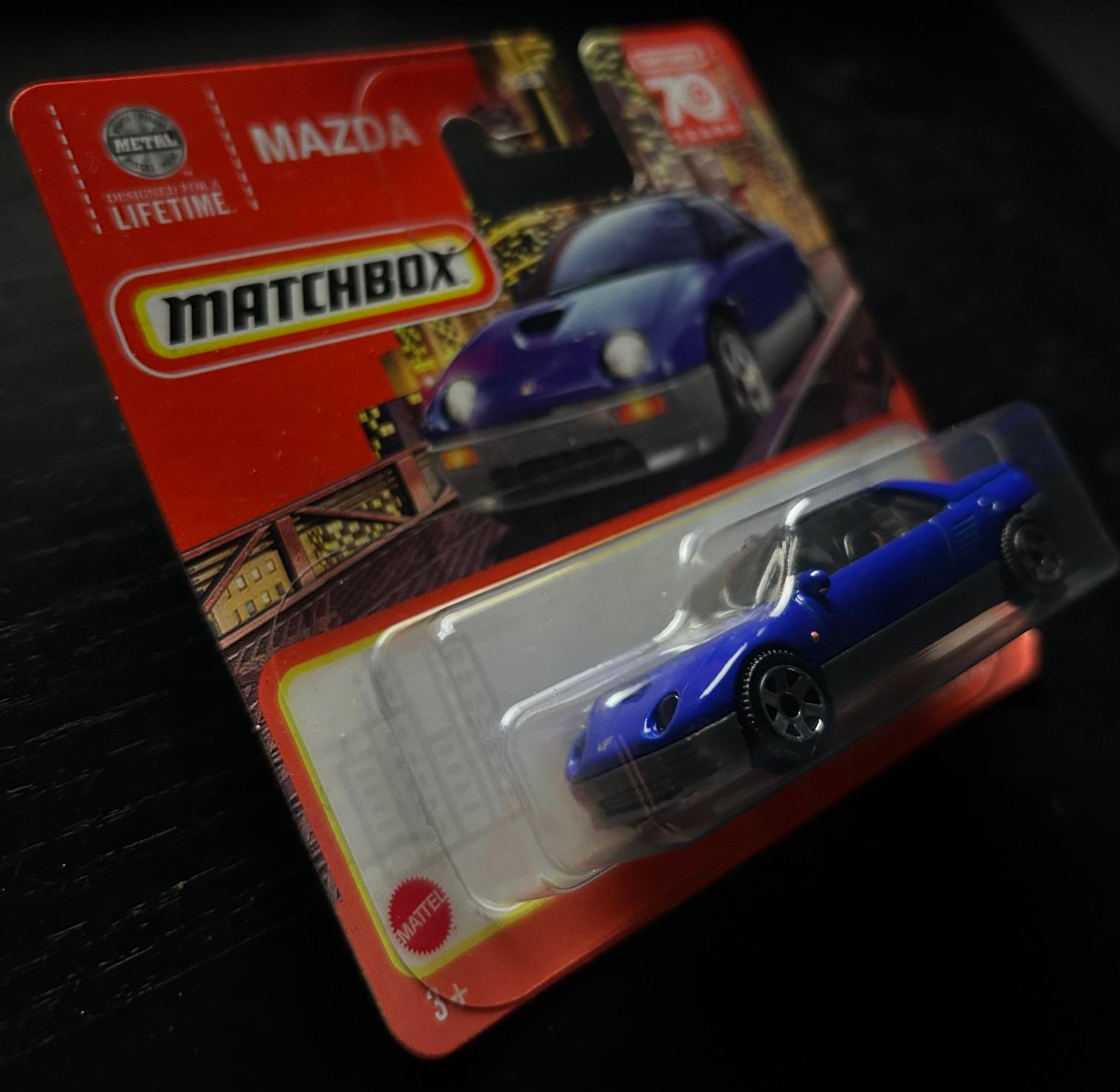 Matchbox 1992 Mazda AUTOZAM AZ-1 - Blue With Black Interior-short Card ...