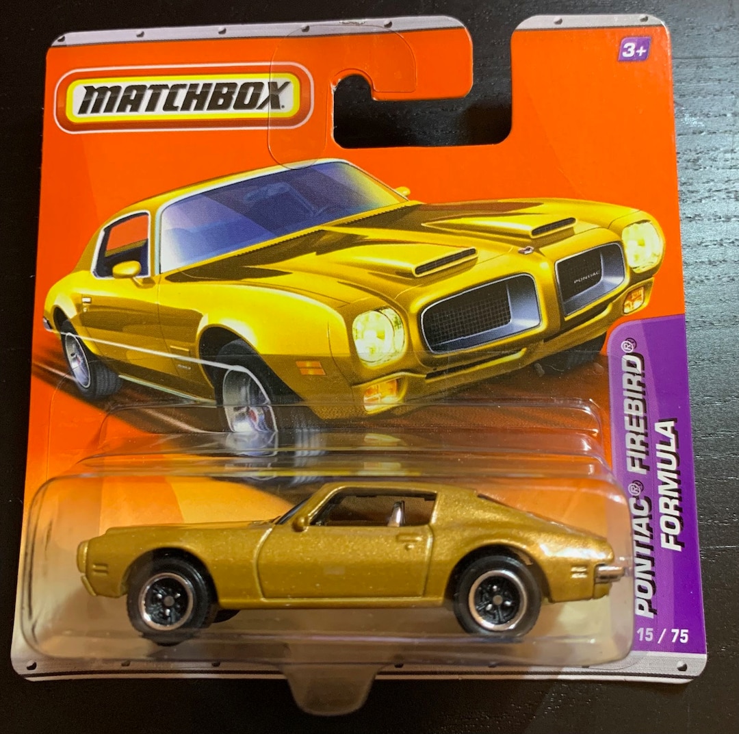 Matchbox 1971 Pontiac Firebird Formula-gold With Black - Etsy