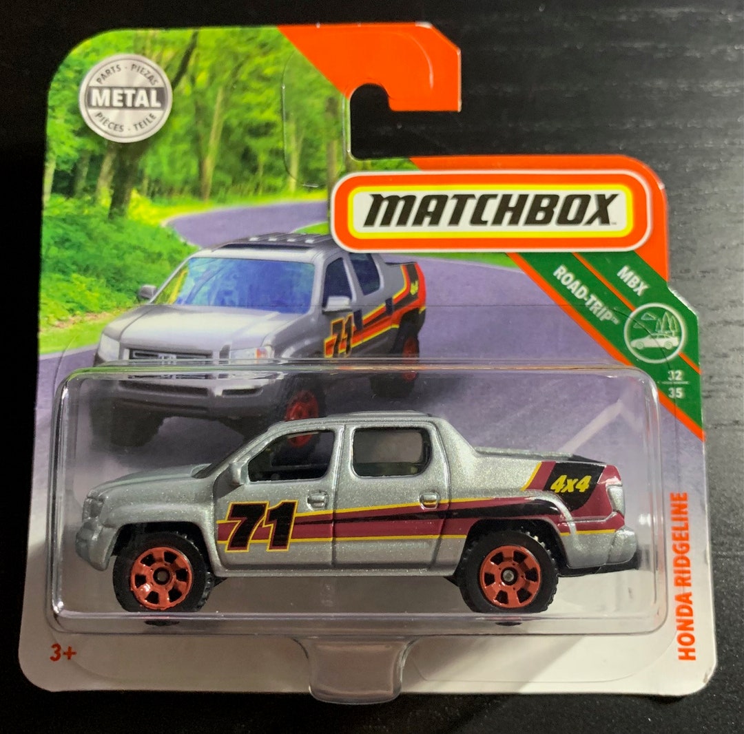 Matchbox 2007 Honda Ridgeline-silver With Black Interior-short Card ...