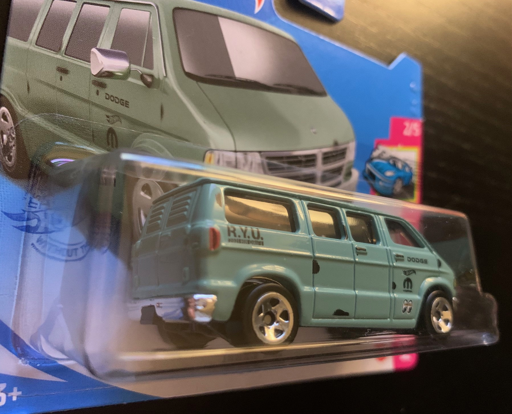 Hot Wheels Dodge Van Seafoam Green HW Drift-hard to Find Collector ...