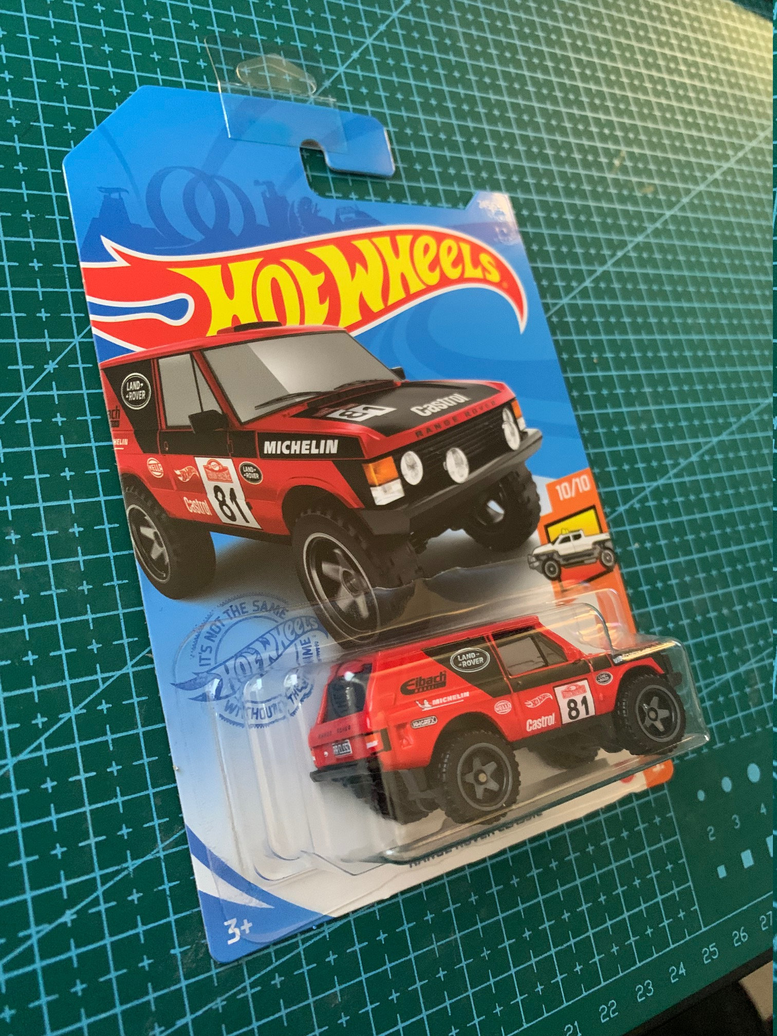 Hot Wheels Range Rover Classic-red With Black Hood -HW Hot Trucks Long ...