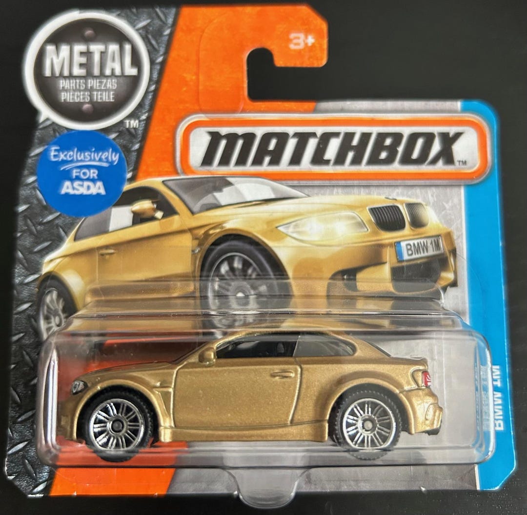 Matchbox BMW M1-gold With Black Interior-short Card hard to Find ...
