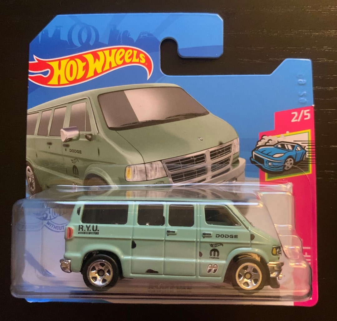 Hot Wheels Dodge Van Seafoam Green HW Drift-hard to Find Collector ...