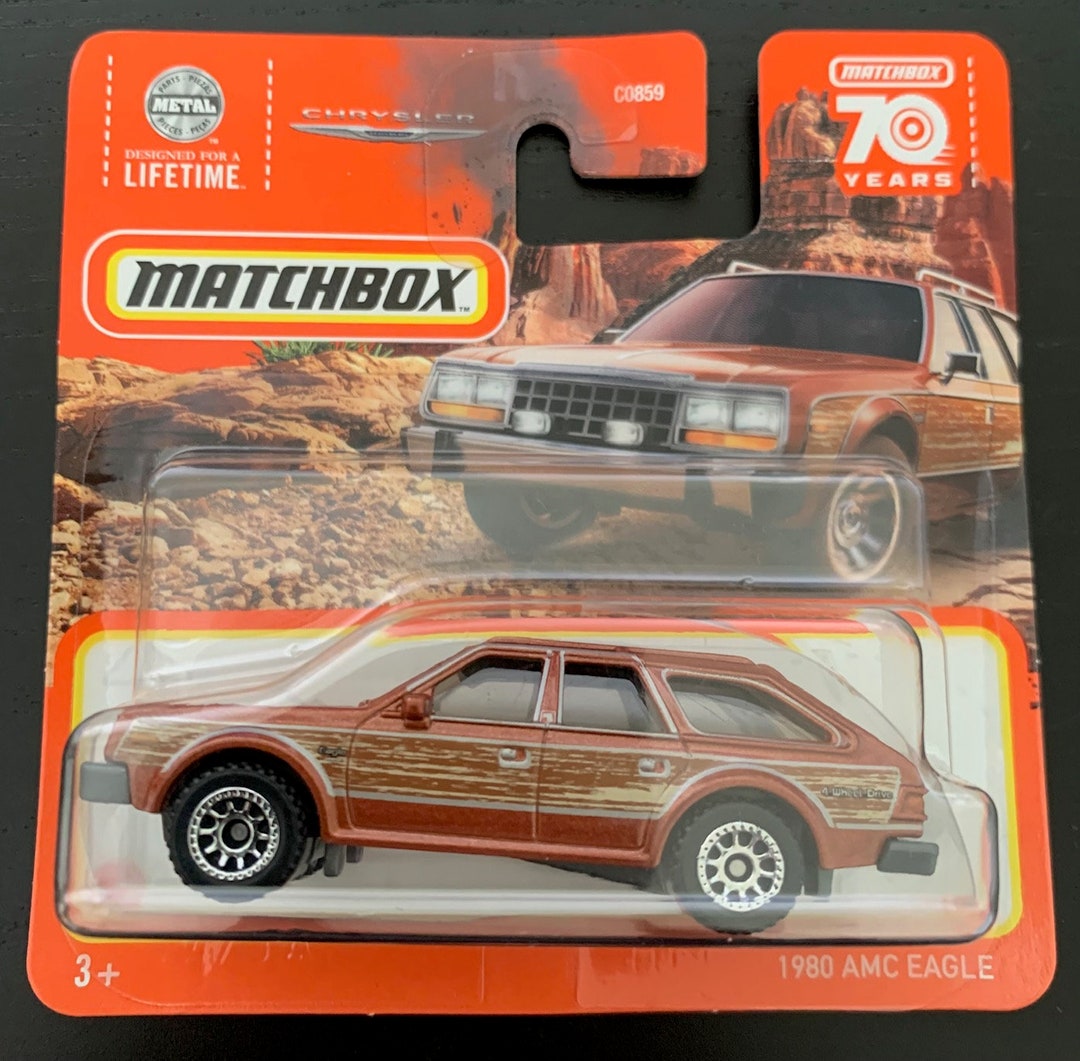 Matchbox 1980 AMC Eagle-brown With Wood Panels-short Card -hard to Find ...