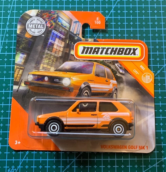 Matchbox Volkswagen Golf GTI Mk1-orange With Rabbit Decals-mbx - Etsy