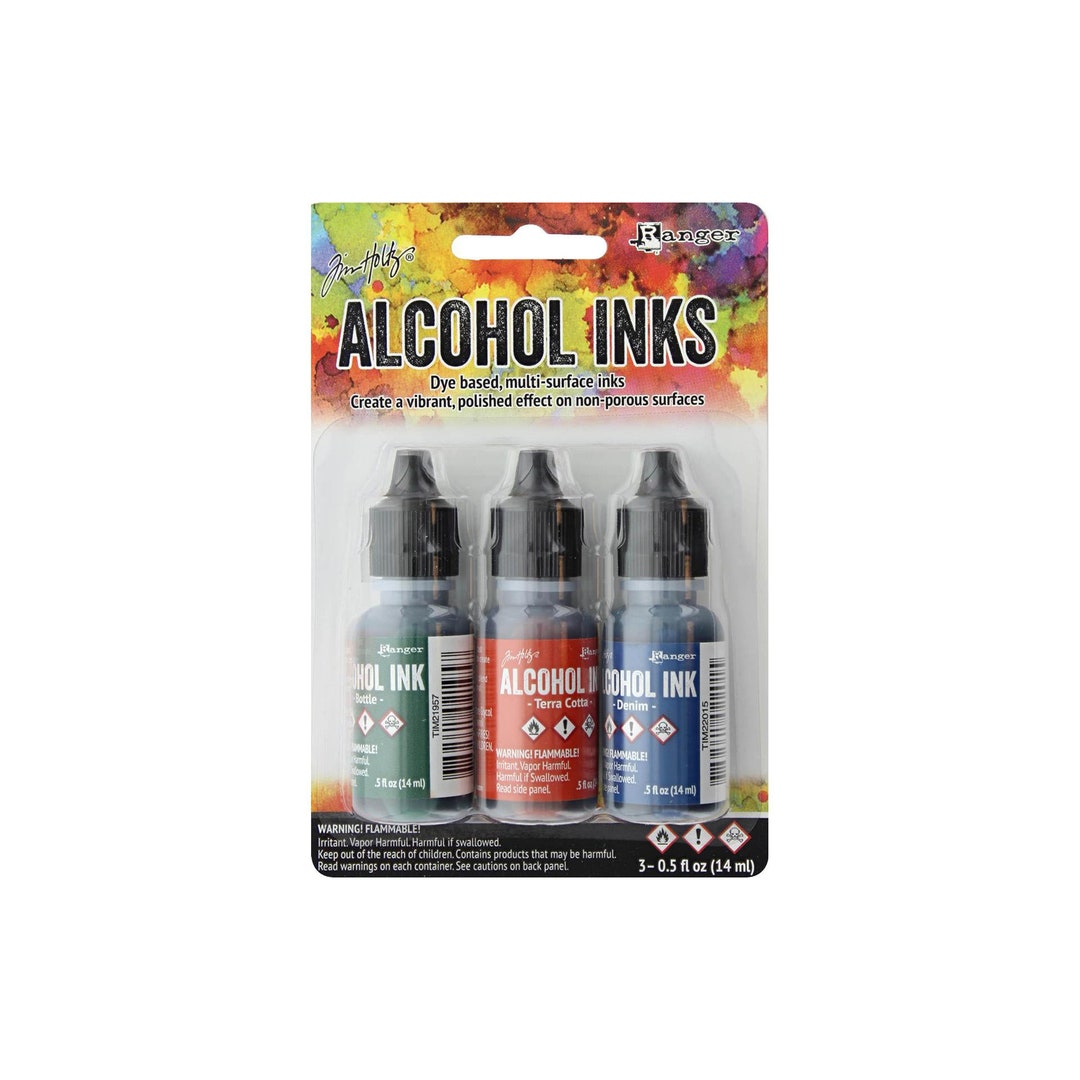 Tim Holtz Alcohol Ink Set Rustic Lodge Bottle Terracotta - Etsy