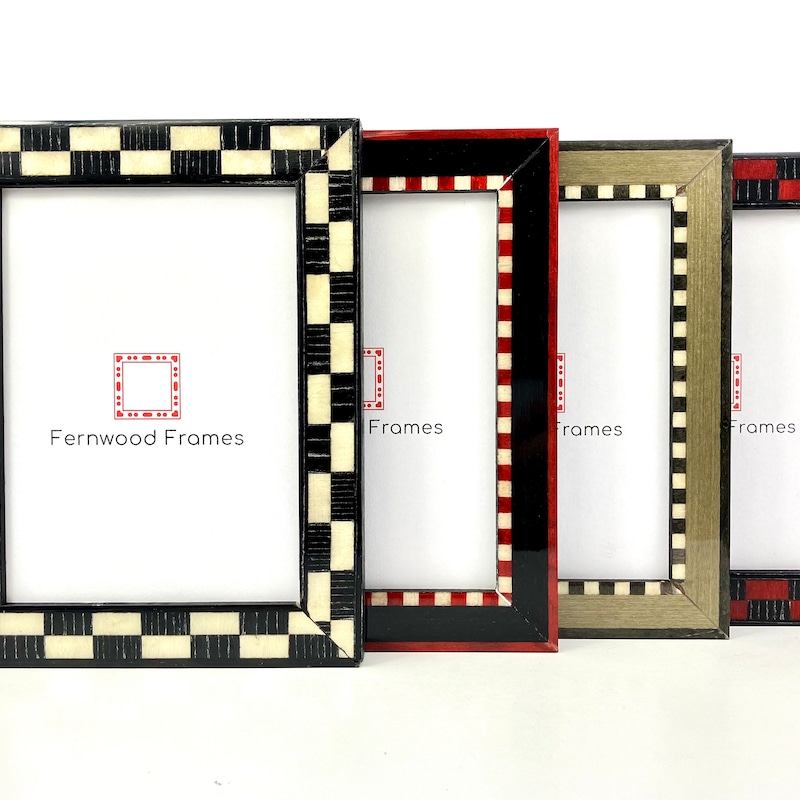 Checkered Picture Frames - Etsy