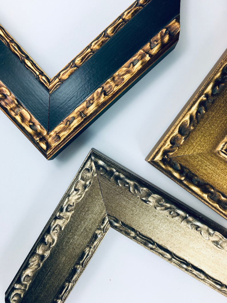 Ornate French Country Picture Frame 2 Silver Gold - Etsy