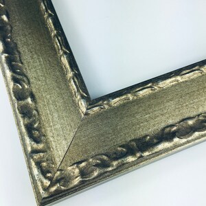 Ornate French Country Picture Frame, 2" Gold, Silver, Black Photo ...