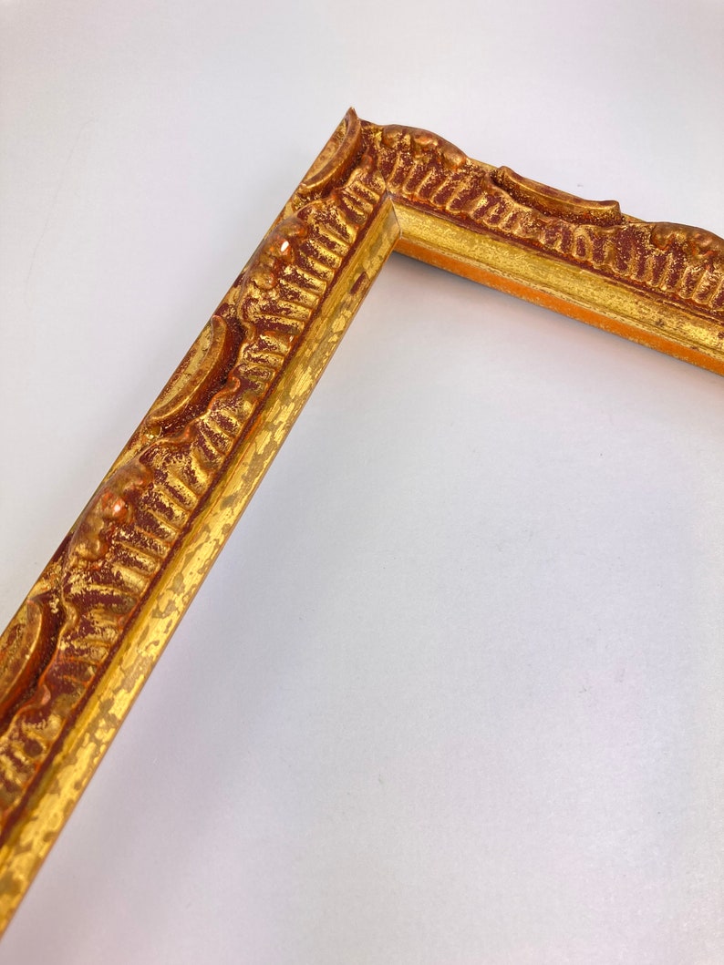 Gold Leaf Italian Rococo Picture Frame Red Picture Frame Etsy