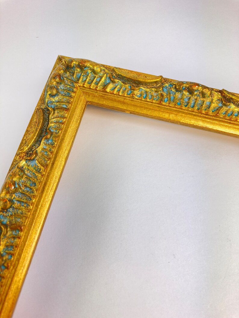 Gold Leaf Italian Rococo Picture Frame Red Picture Frame Etsy