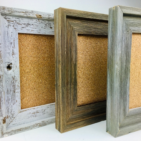 Cork Board Distressed Frame - Etsy