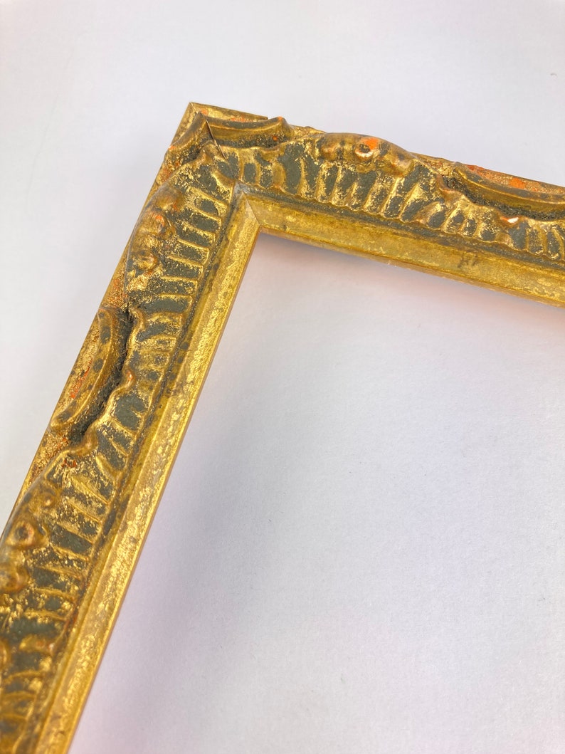 Gold Leaf Italian Rococo Picture Frame Red Picture Frame Etsy