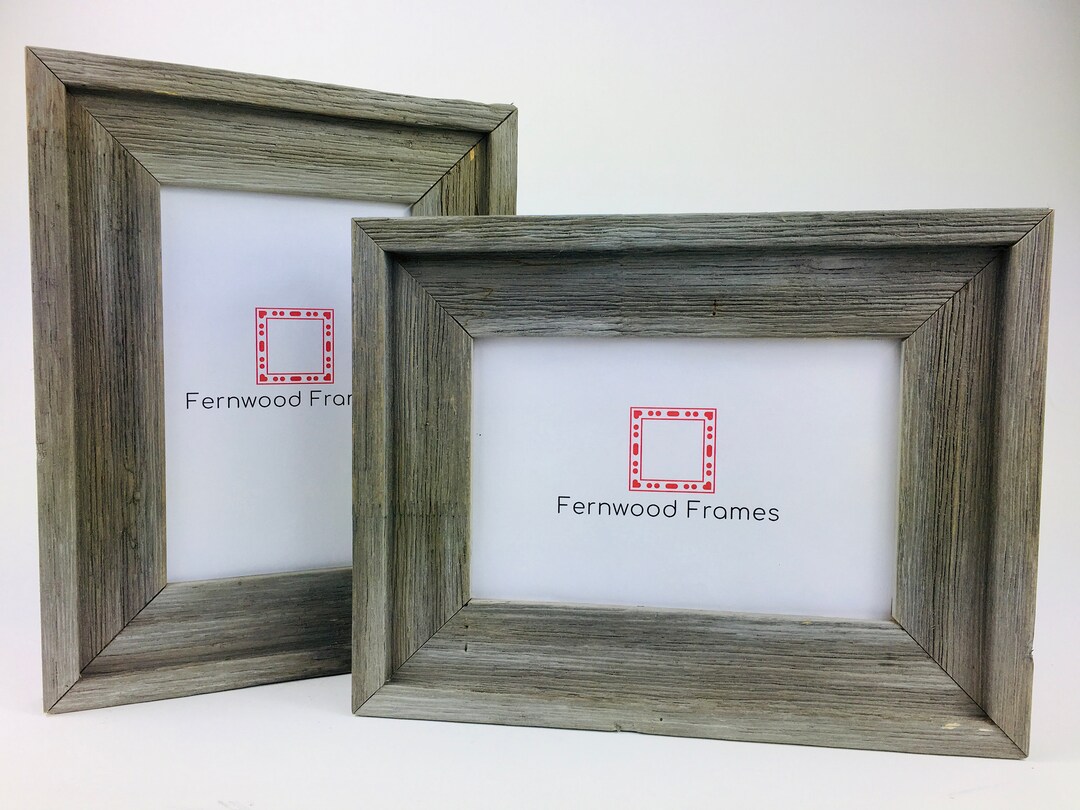 Farmhouse Distressed Frame, Grey Picture Frames, Barn Wood Frame ...