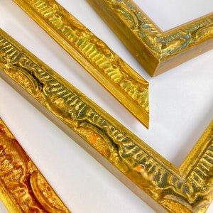 Gold Leaf Italian Rococo Picture Frame: Handcrafted Photo Frame - Etsy