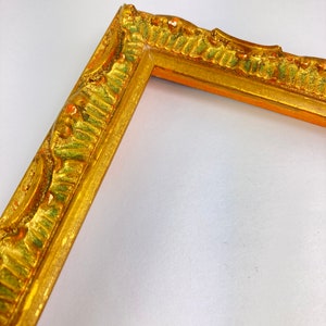 Gold Leaf Italian Rococo Picture Frame: Handcrafted Photo Frame - Etsy