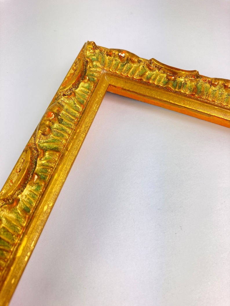 Gold Leaf Italian Rococo Picture Frame: Handcrafted Photo Frame - Etsy