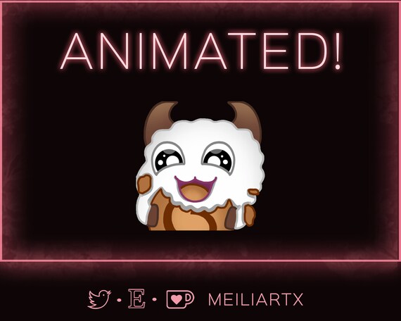 ANIMATED EMOTE Poro Cookie Nom League of Legends // Twitch - Etsy