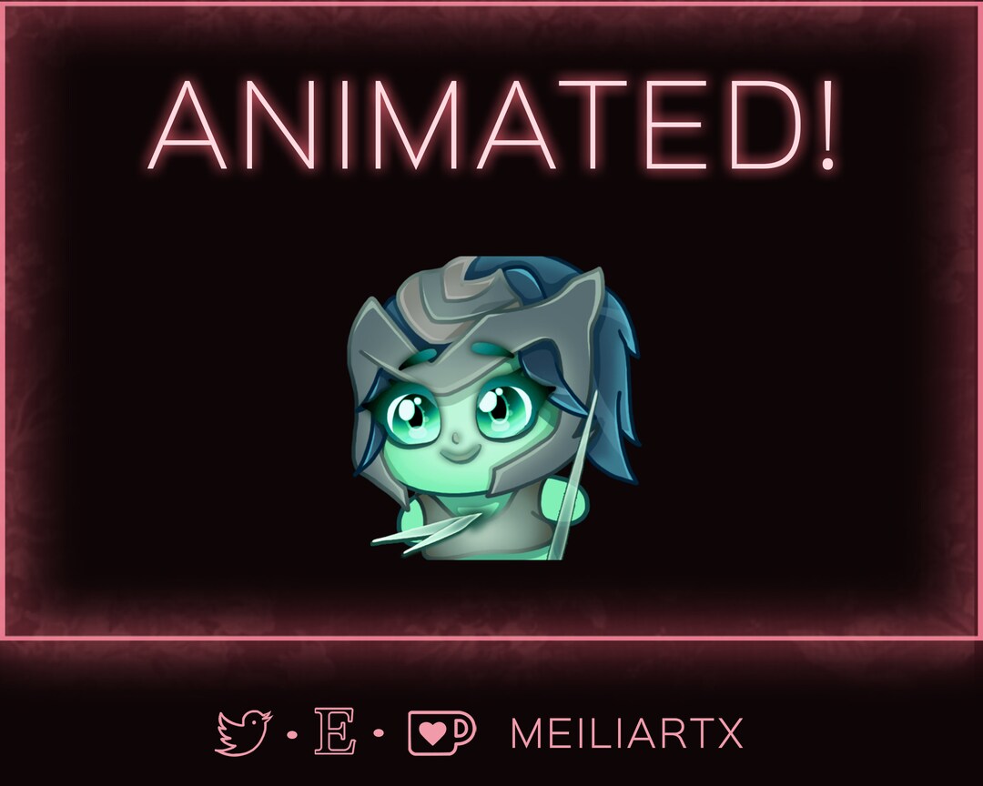 ANIMATED EMOTE Chibi Kalista Wiggle League of Legends // Twitch ...