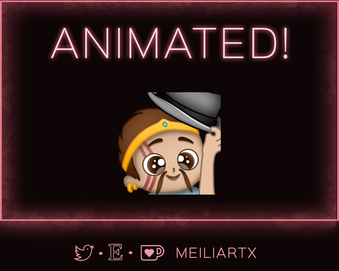 ANIMATED EMOTE Chibi Draven Fedora Tip League of Legends // Twitch ...