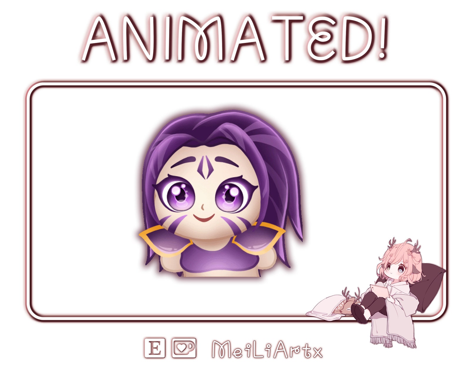 ANIMATED EMOTE Chibi Kaisa Wiggle League of Legends // Twitch - Etsy ...