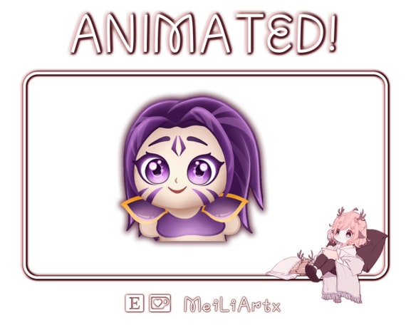 ANIMATED EMOTE Chibi Kaisa Wiggle League of Legends // Twitch - Etsy
