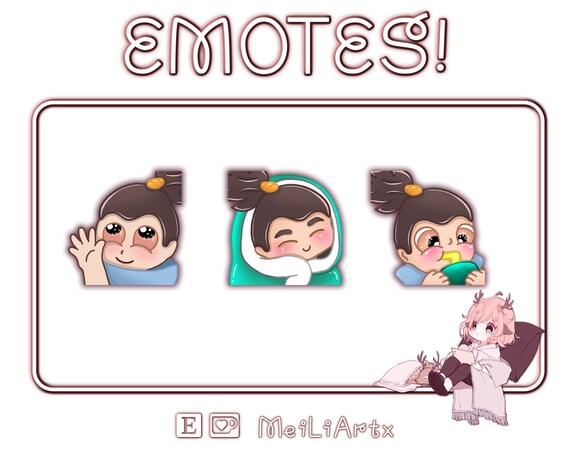 EMOTE SET Chibi Yasuo League of Legends // Twitch Discord - Etsy