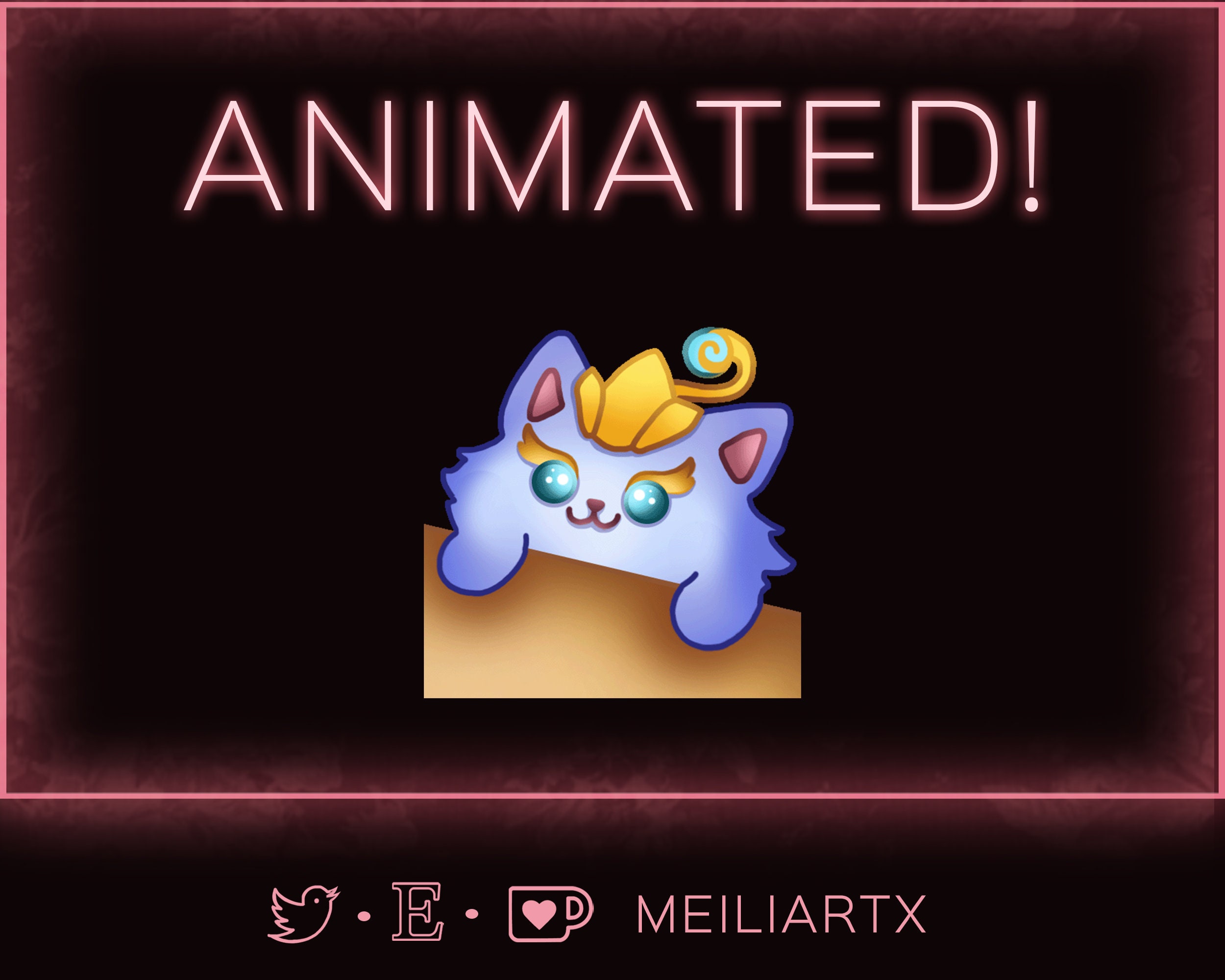 ANIMATED EMOTE Yuumi Bongo Tap Cat League of Legends // Twitch ...