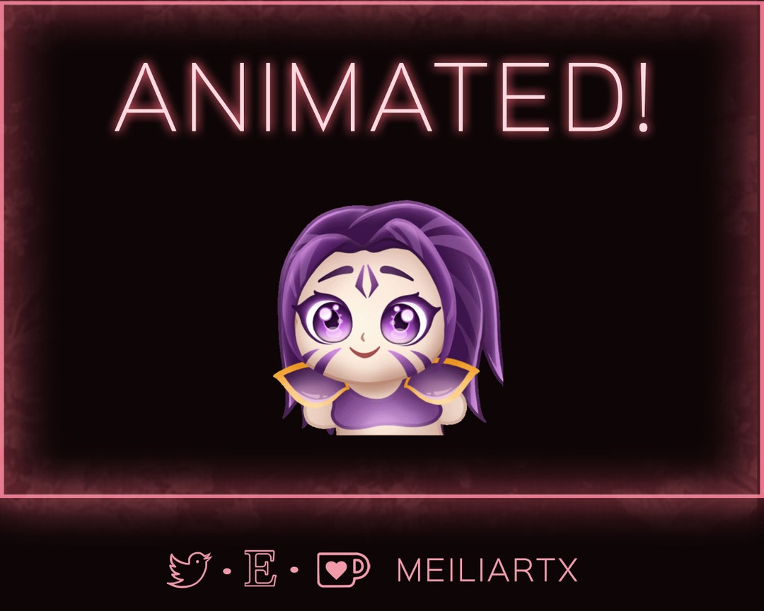 ANIMATED EMOTE Chibi Kaisa Wiggle League of Legends // Twitch - Discord ...