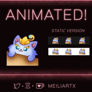 ANIMATED EMOTE Yuumi Bongo Tap Cat League of Legends // Twitch ...