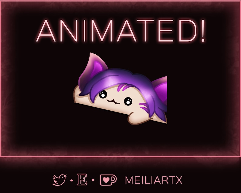 ANIMATED EMOTE Chibi Kaisa Bongo Tap League of Legends Purple - Etsy ...