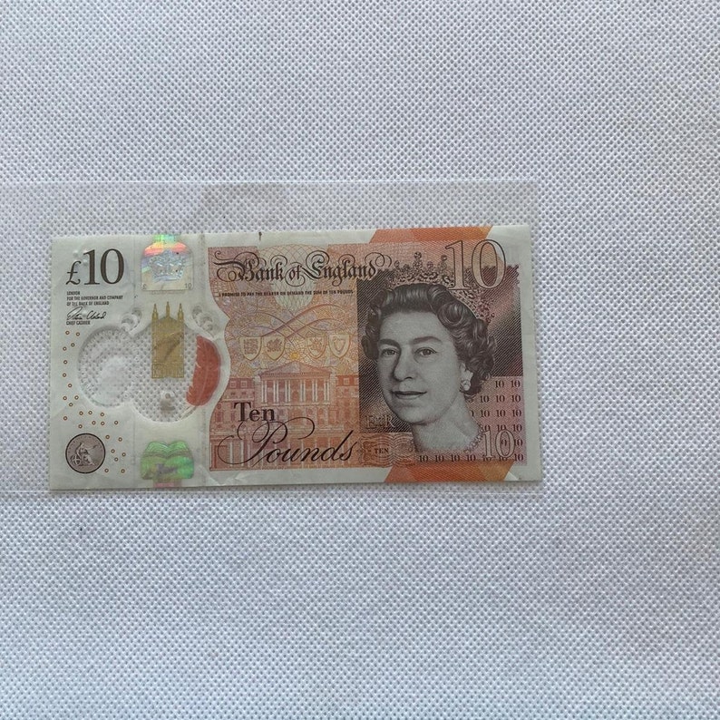 Bank of England Polymer 10 Pound Note Jane Austen AK47 593052. | Etsy