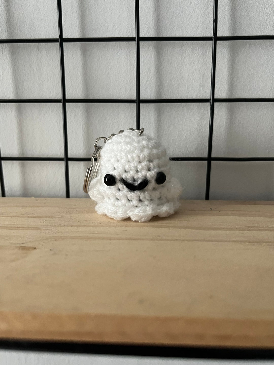 Crochet Ghost Keychain / Alternative Crochet / Halloween / - Etsy