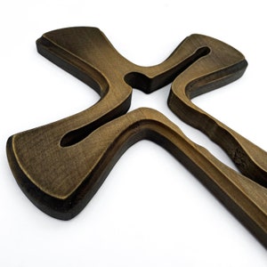 Crucifix Wall Catholic, Extra Large Cross, Hand Carved Cross, Wood ...