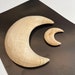 Wooden Carved Moon, Unfinished Small Moons, Wooden Moon and Stars ...