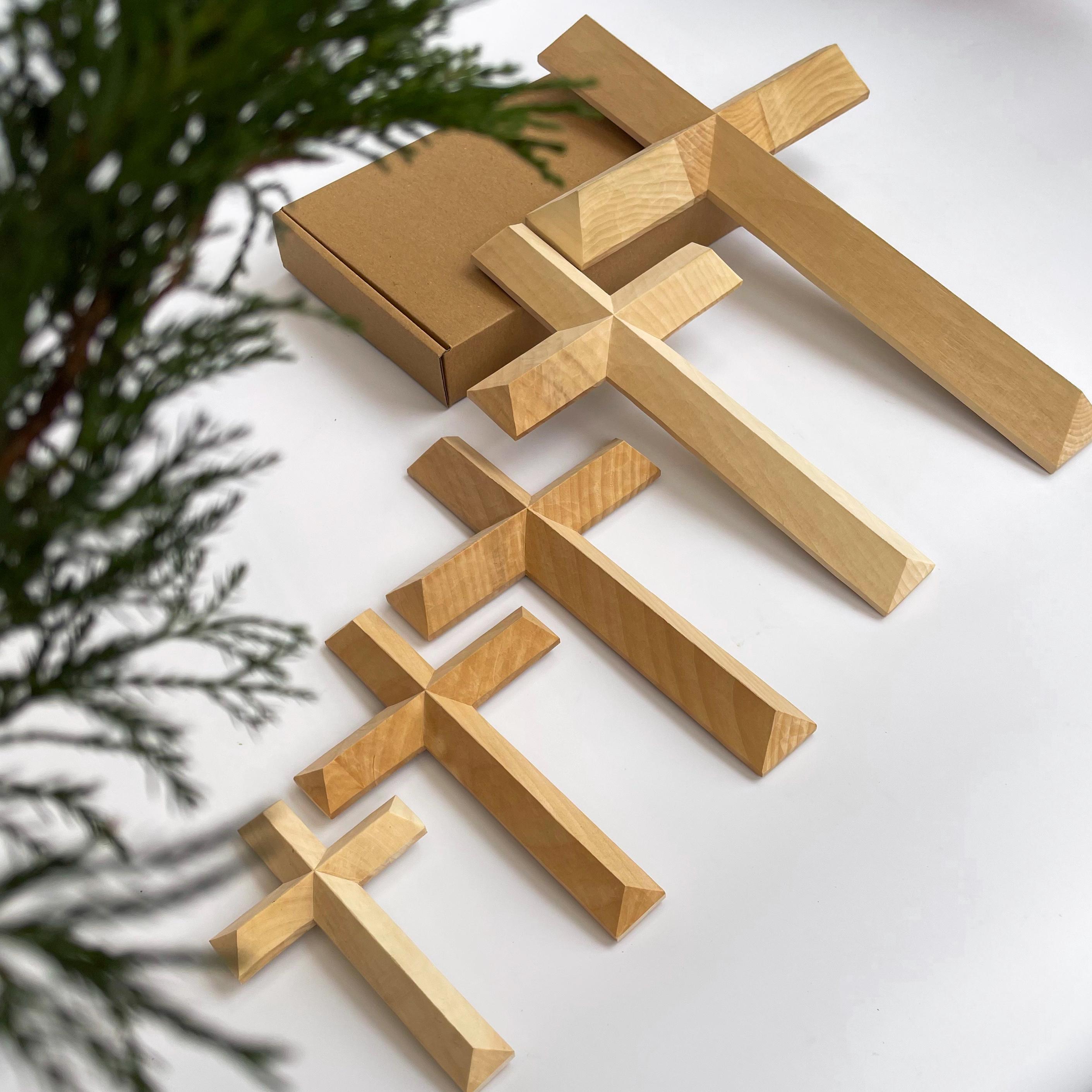 Christian Modern Cross Wall, Simple Hanging Small Religious Baptism ...