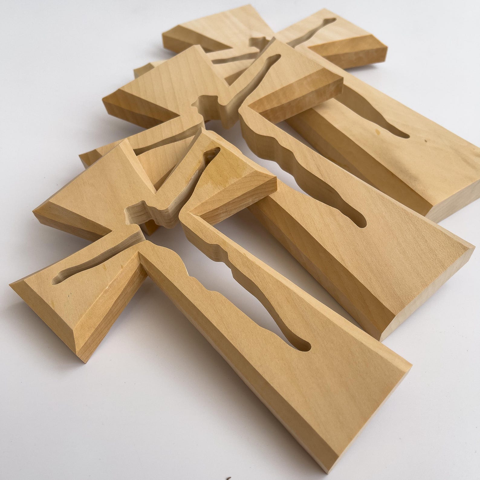 Wooden Crucifix Wall Catholic, Classic Rustic Hanging Cross, Religious ...