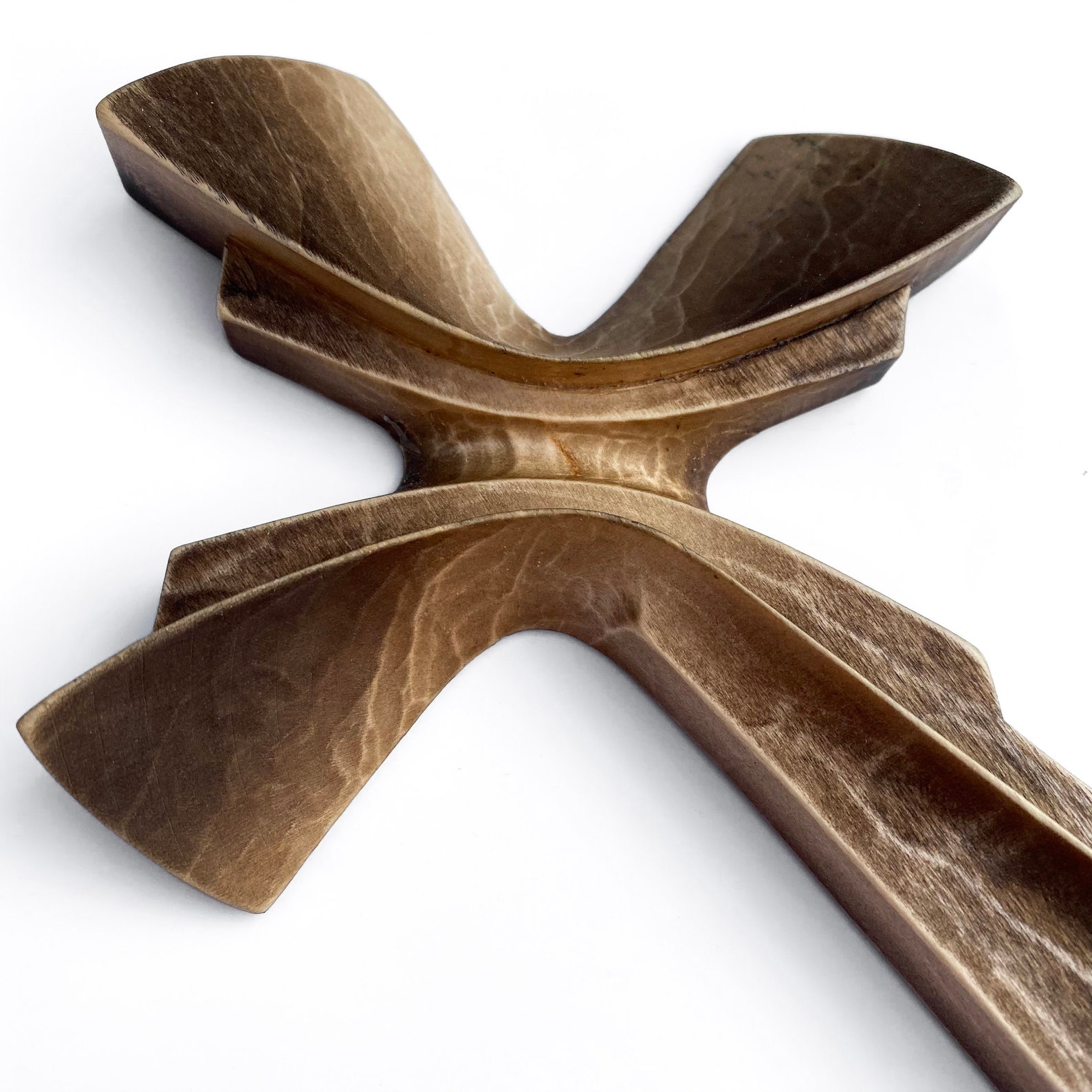 Wooden Crucifix Carved Wood Cross Crucifix Wall Cross - Etsy