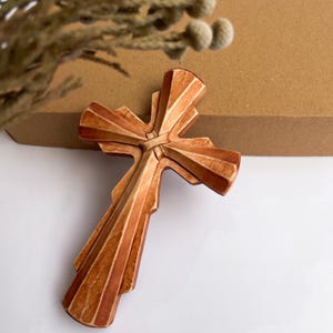 Hand Carved Wooden Cross, Crucifix Wall Hanging, Personalized Crosses ...