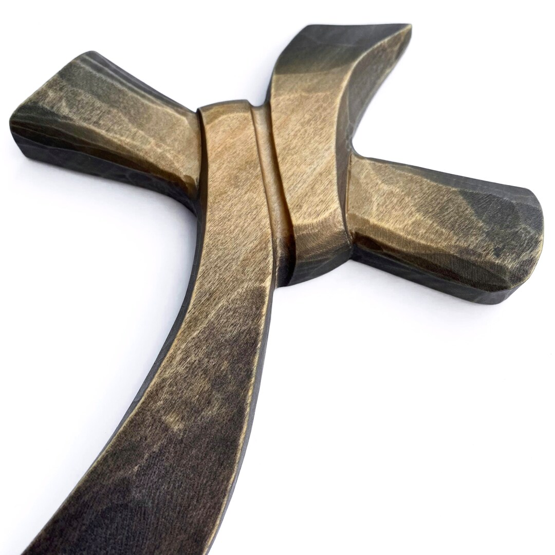 Hand Carved Cross, Large Wall Cross, Decorative Crosses, Crucifix Wall ...