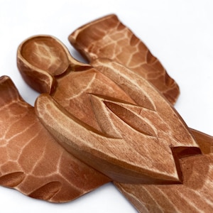 Wood Wall Angel, Rustic Angel, Wooden Angel, Angel Wall Hanging, Hand ...