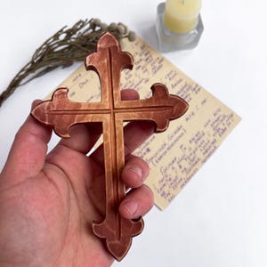 Primitive Curved Cross, Rustic Taize Religious Cross, Minimalist Cross ...