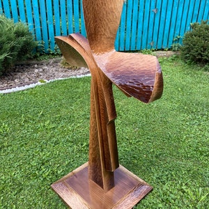Extra Large Wooden Standing Cross for Garden, Carved Cross With Stand ...