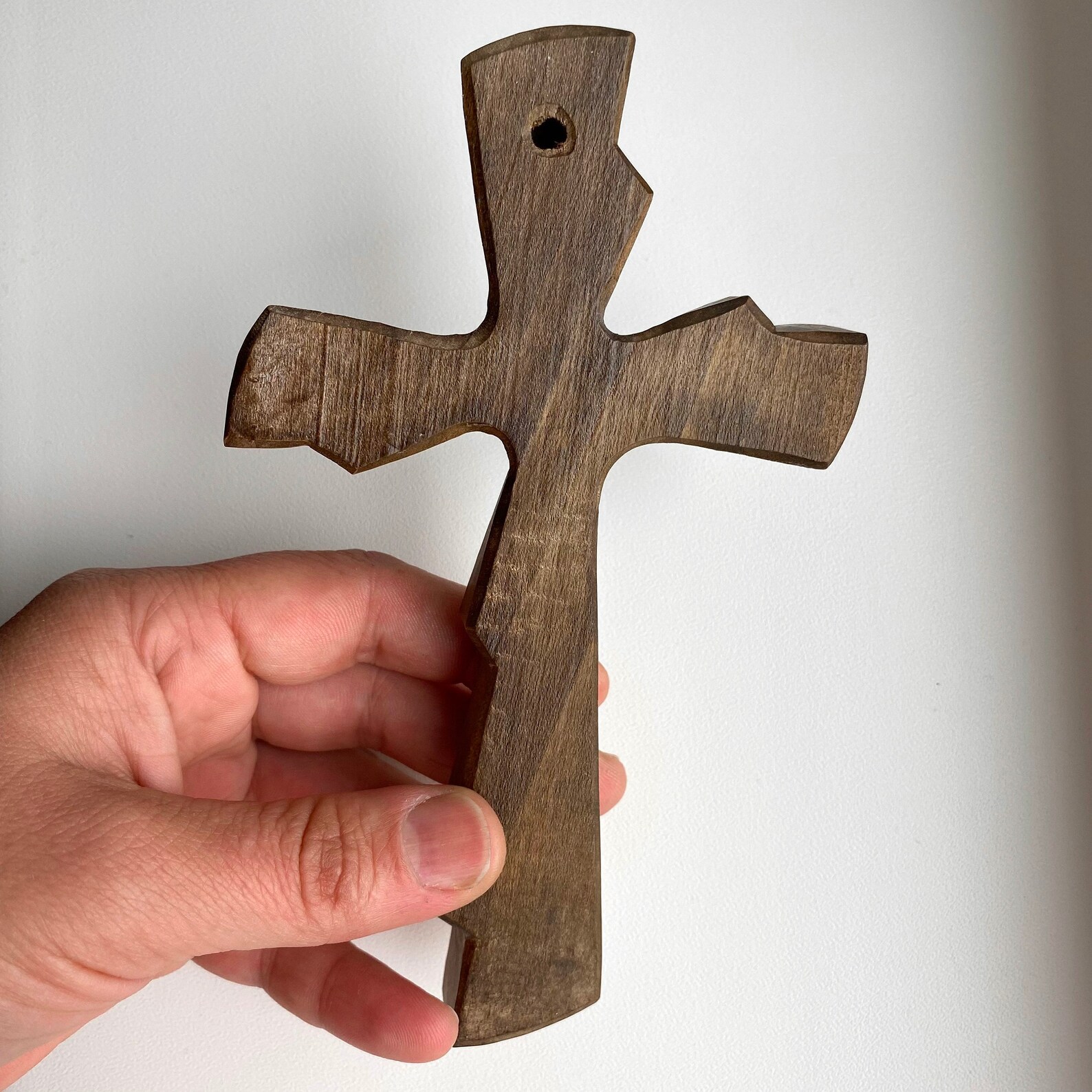 Wooden Crucifix Carved Wood Cross Crucifix Wall Cross - Etsy
