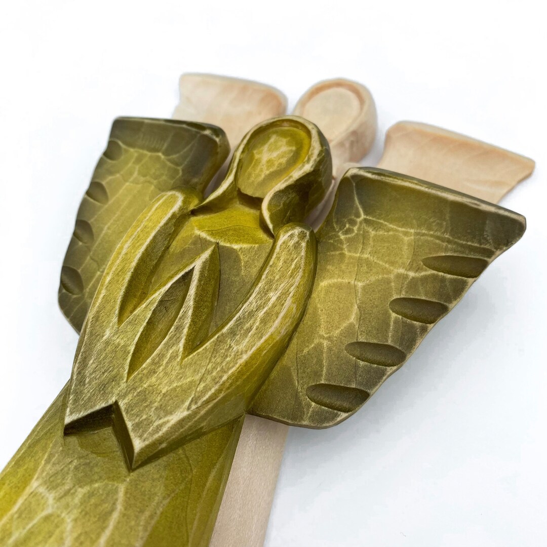 Hanging Angel Handmade Wood Angel Farmhouse Angel Rustic - Etsy