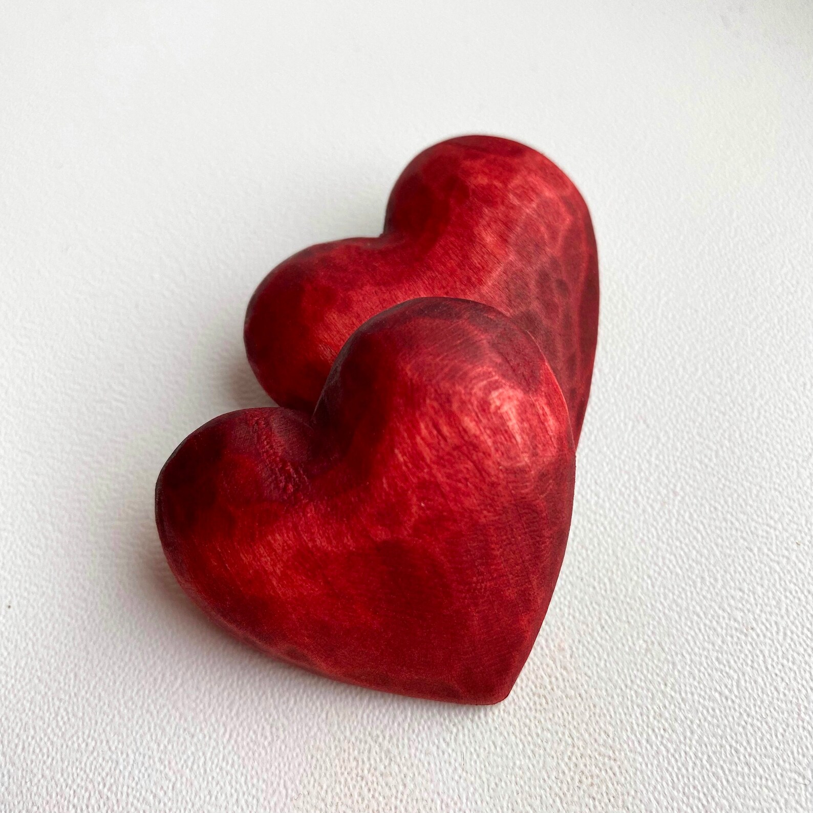 Small Wooden Hearts, Heart Table Decor, Wood Heart Ornament, Unfinished ...