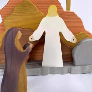 Easter Nativity Set, Rustic Easter Decor, Religious Christian Gifts ...