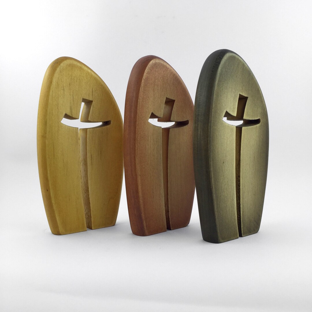 Wooden Crosses Stand, Wood Carved Cross, Wood Crosses Set, Cross Table ...