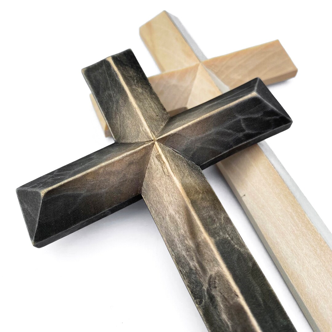 Rustic Cross for Wall, Wooden Religious Cross, Farmhouse Cross for Wall ...