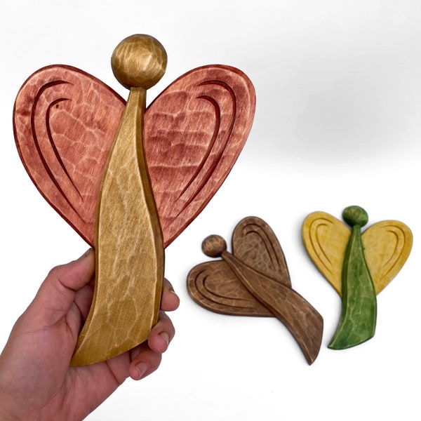 Wooden Angel - Etsy